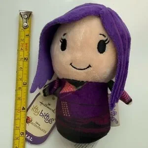 Disney | Toys | Disney Hallmark Descendants Mal Plush With Purple Hair ...